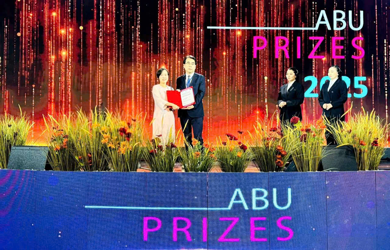 VOV đoạt giải Xuất sắc thể loại Thông điệp Xã hội tại Giải ABU 2025