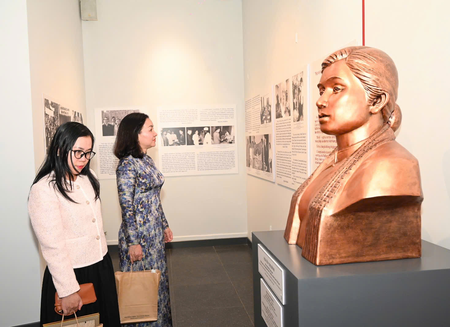 Opening of the thematic exhibition “Nguyen Thi Binh – The Intellect ...