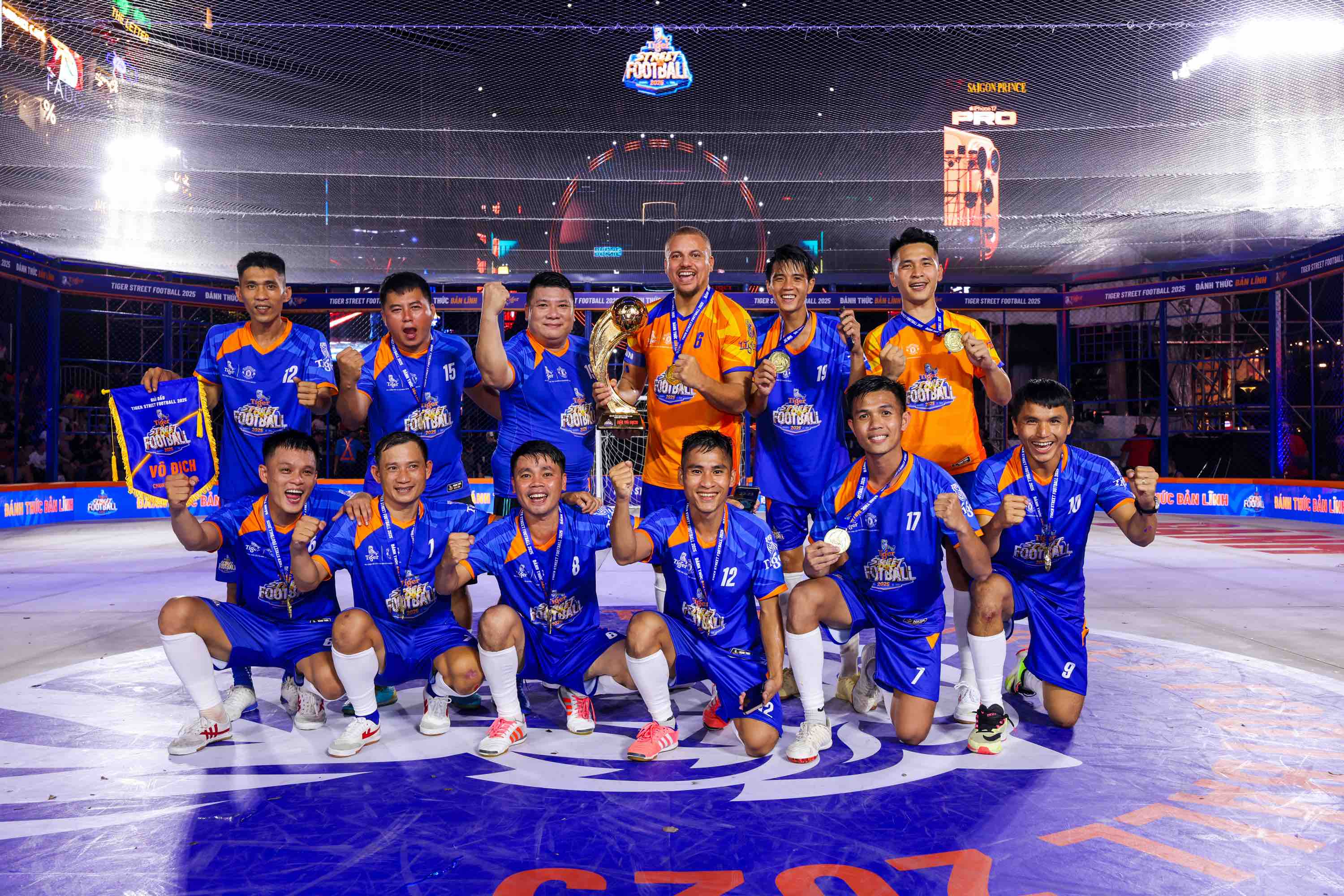 Đại diện miền Trung vô địch toàn quốc Tiger Street Football 2025