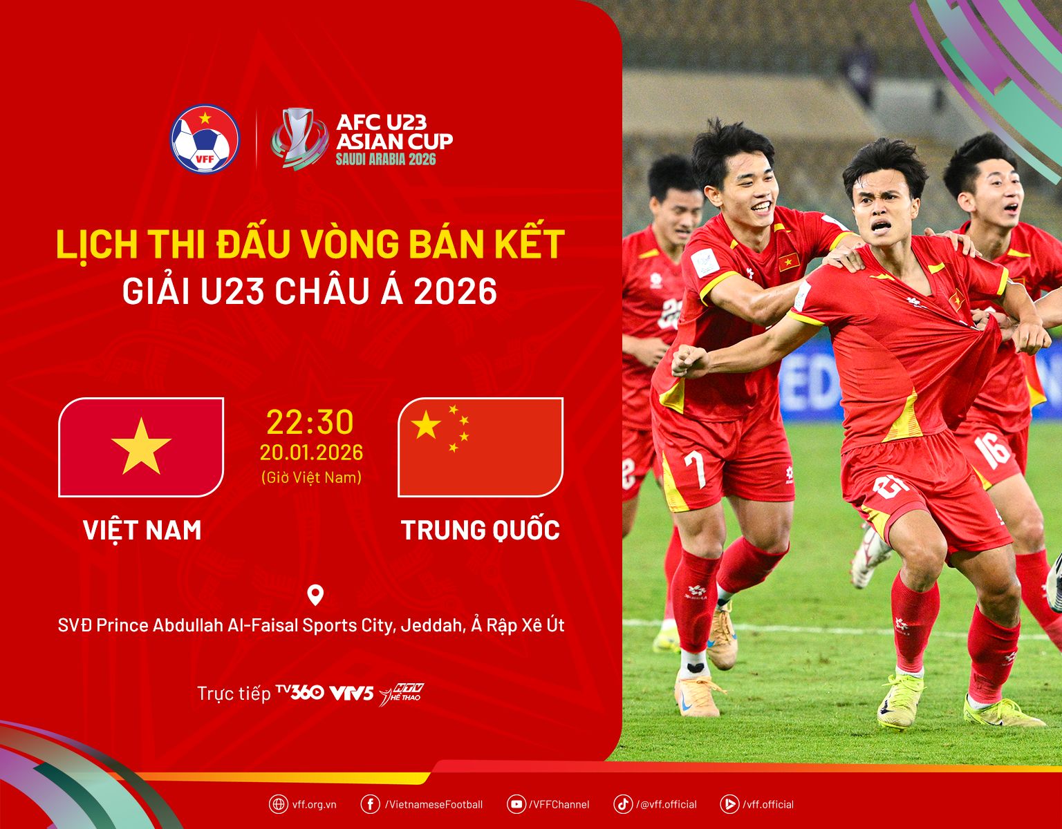 Where and when can I watch the Vietnam U23 team play against China U23 ...