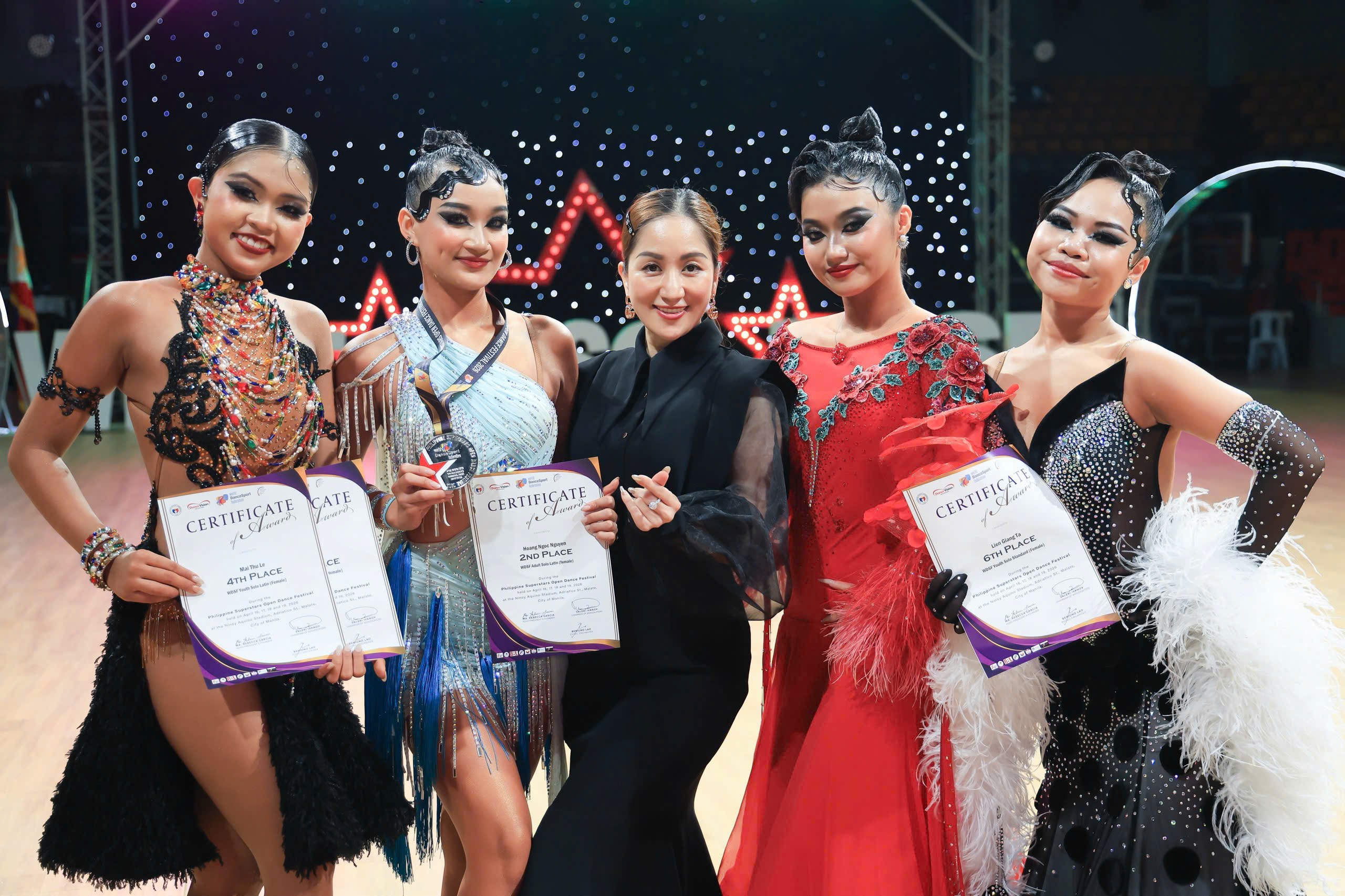 Vietnamese DanceSport team wins 6 gold medals, ranking first in ...
