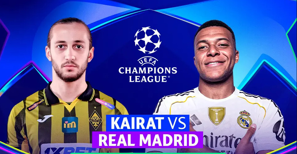 Nhận định bóng đá Kairat vs Real Madrid, 23h45 ngày 30.9