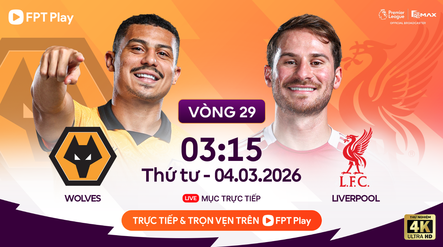 Live stream link for Wolves vs Liverpool, 9:00 PM on March 4th, Premier ...