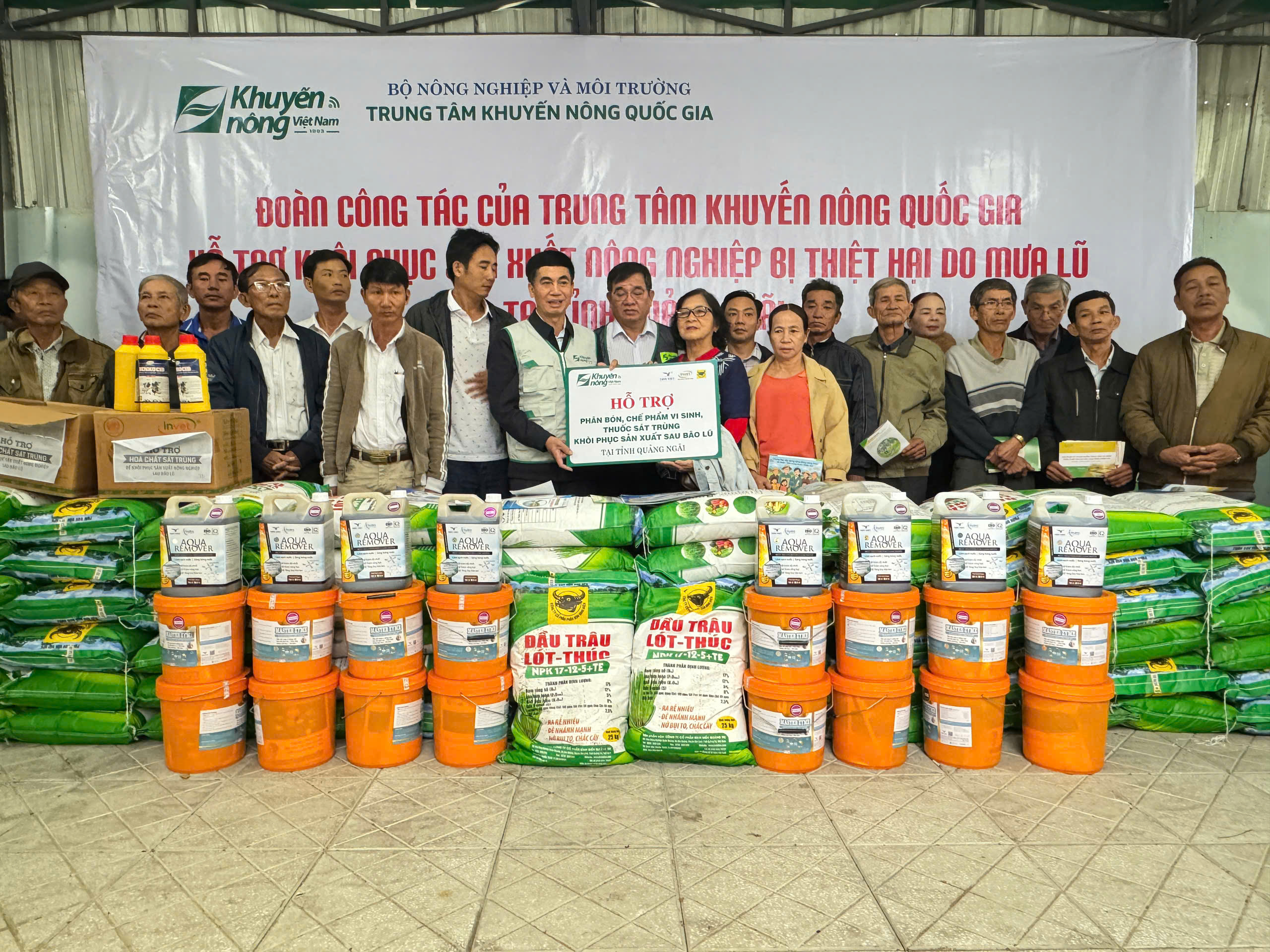 Hỗ trợ nông dân Quảng Ngãi sớm tái thiết hoạt động nông nghiệp
