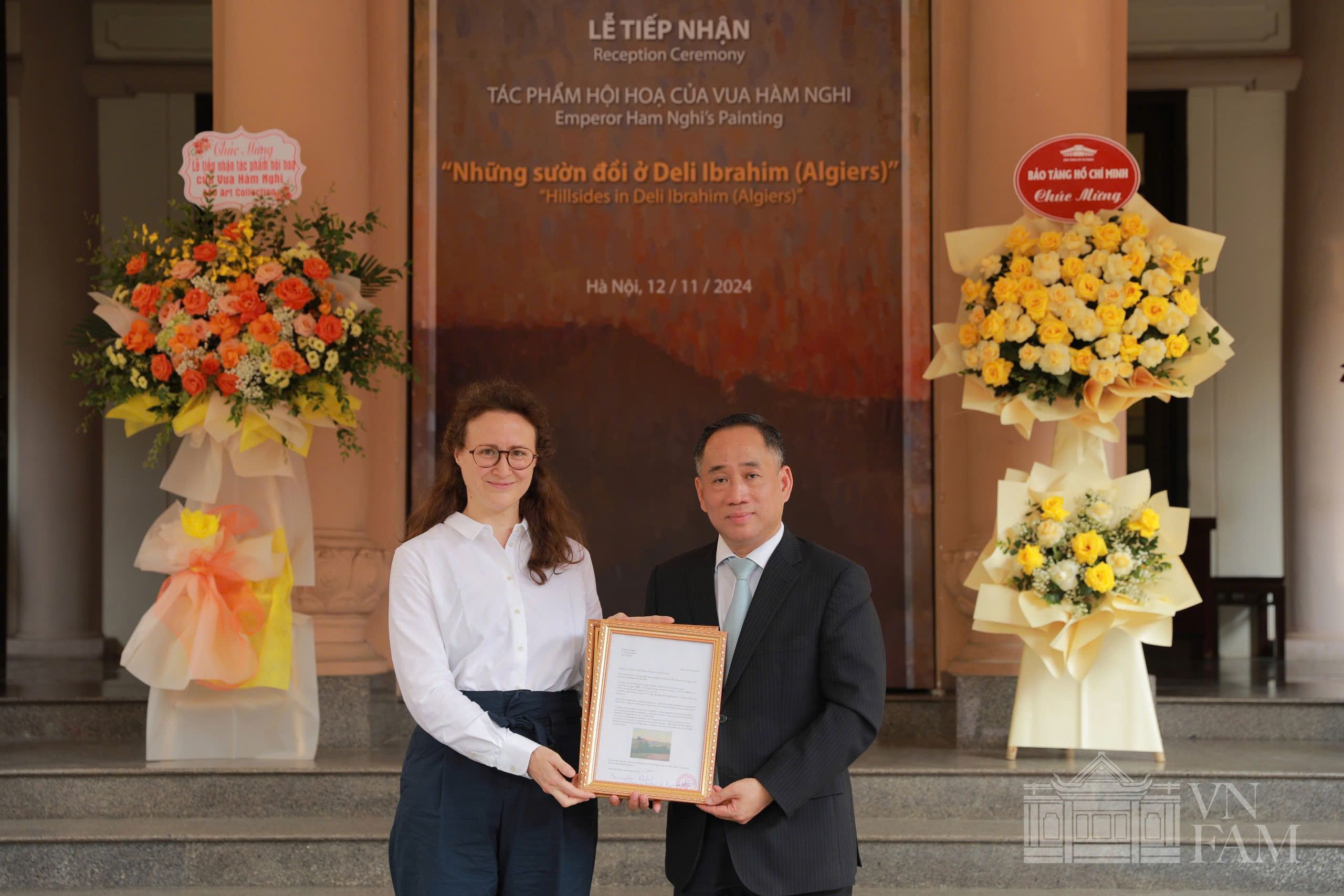 Cơ hội chiêm ngưỡng tác phẩm của Vua Hàm Nghi tại Bảo tàng Mỹ thuật ...