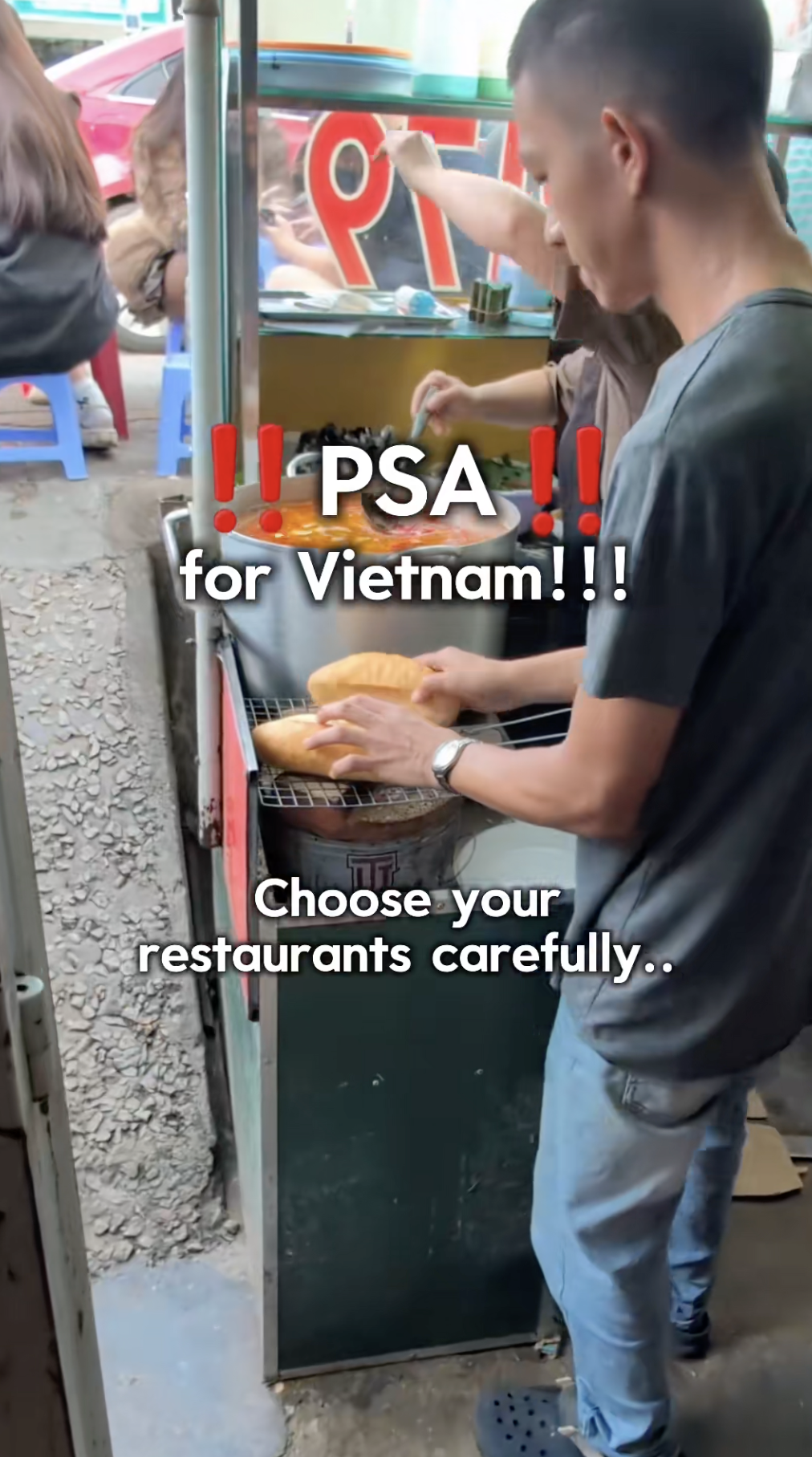 Western tourists apply the "40:1 rule" when choosing good restaurants ...