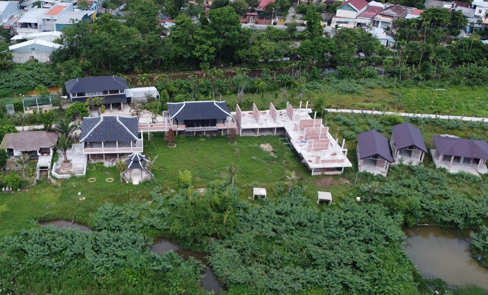 Xử phạt vi phạm về xây dựng trái phép tại dự án Go Green Farm