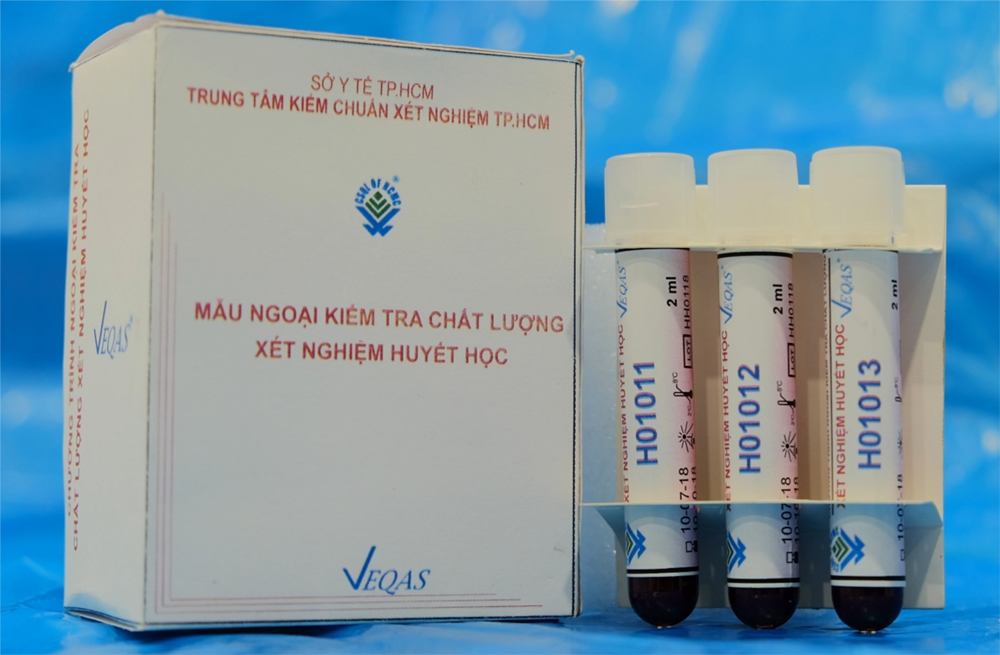 Sản xuất thành công mẫu kiểm tra chất lượng xét nghiệm huyết học